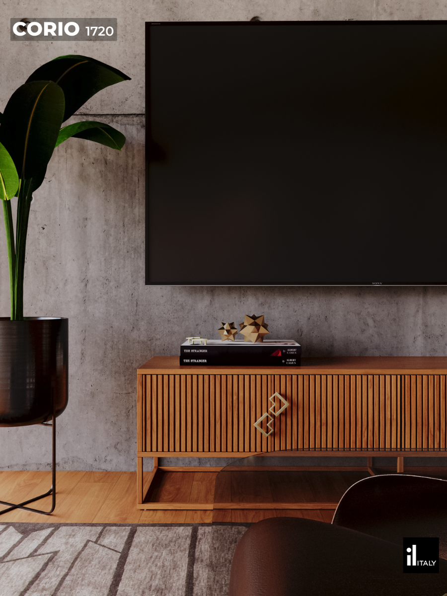 Puxador para Móveis Alça Grafite Corio Italy Line